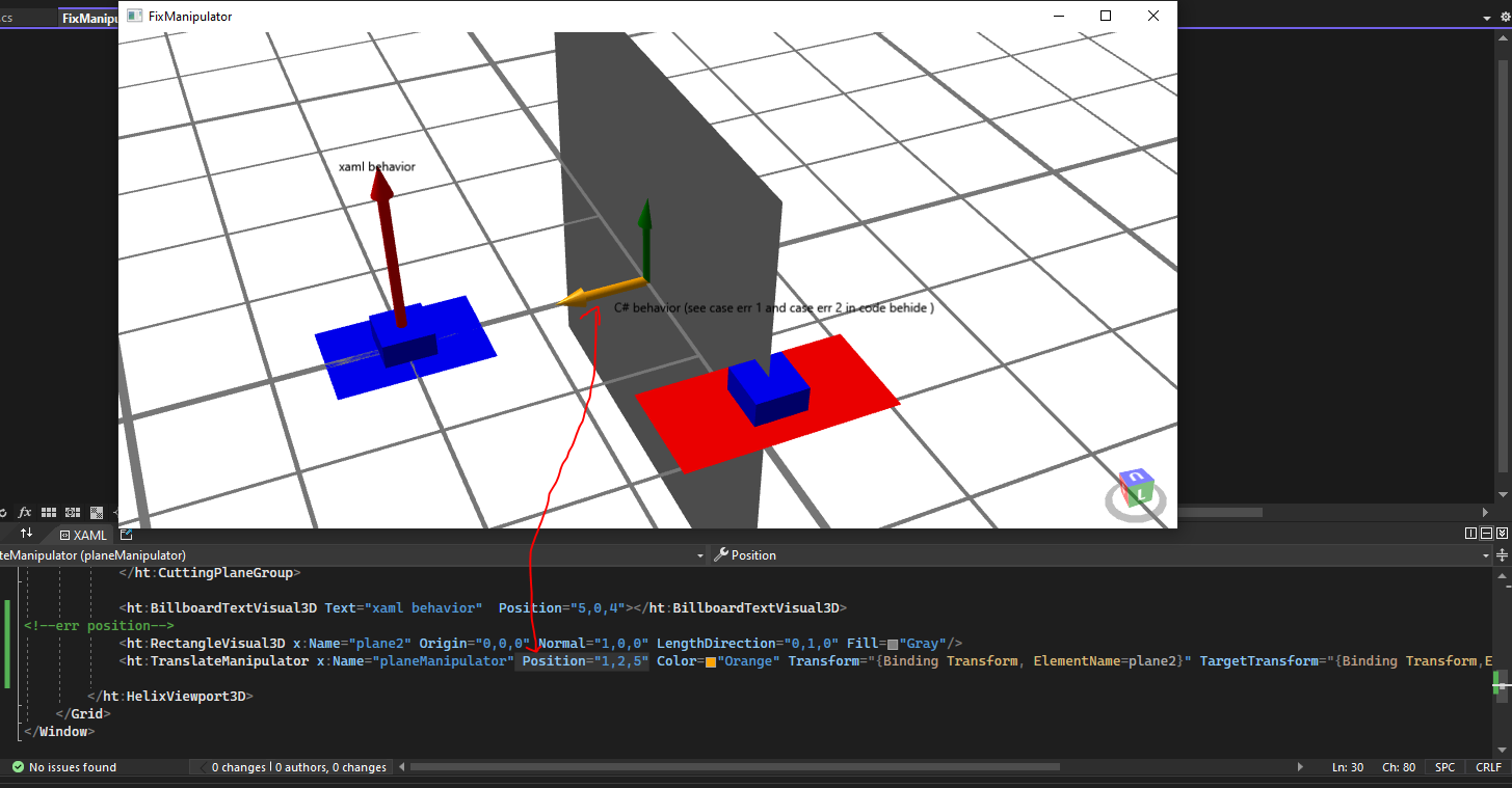 [Hexlix WPF-v2.23] TranslateManipulator can not set position, and update wrong Transform in code ...
