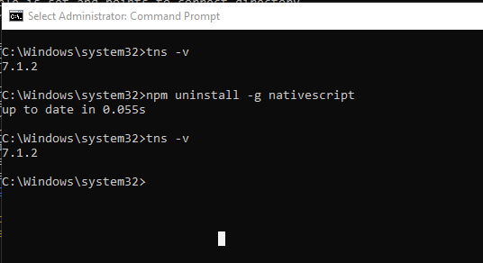 Uninstall/Remove Nativescript-cli · Issue #1719 · NativeScript ...