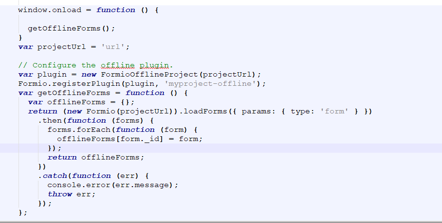 how to use loaded forms from offline plugin in another html page from indexedDB · Issue #1104 ...