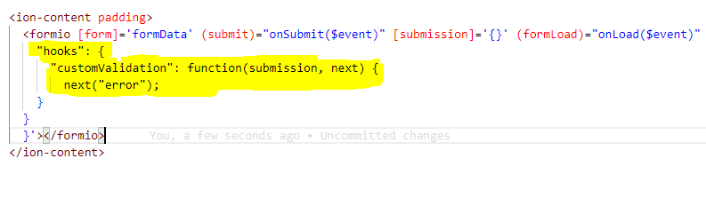 Validation Error Event · Issue 337 · Formioangular · Github