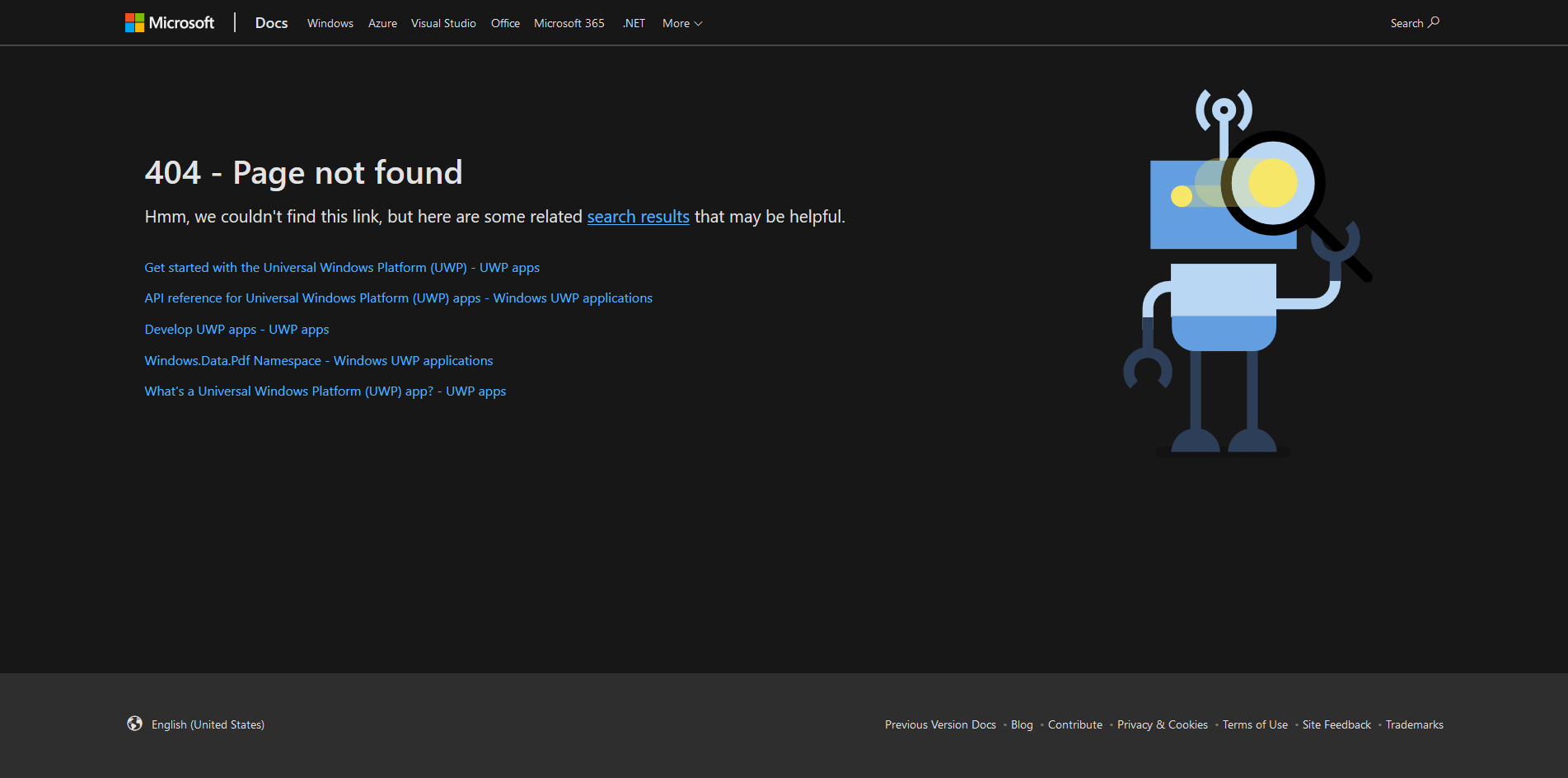 [BUG] - Docs - Windows UWP - Download PDF links not working · Issue #2287 · MicrosoftDocs ...