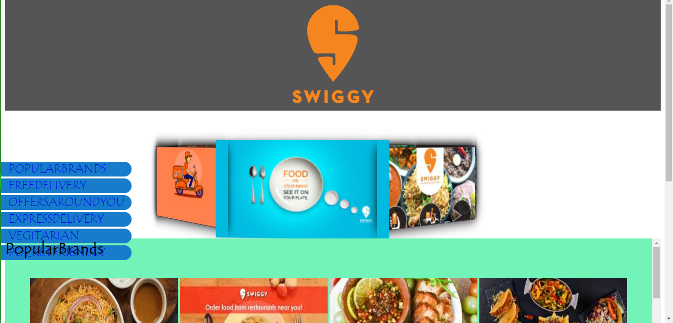 GitHub - krishnapant13/Swiggy: created a rotater wheel of swiggy site for showing things