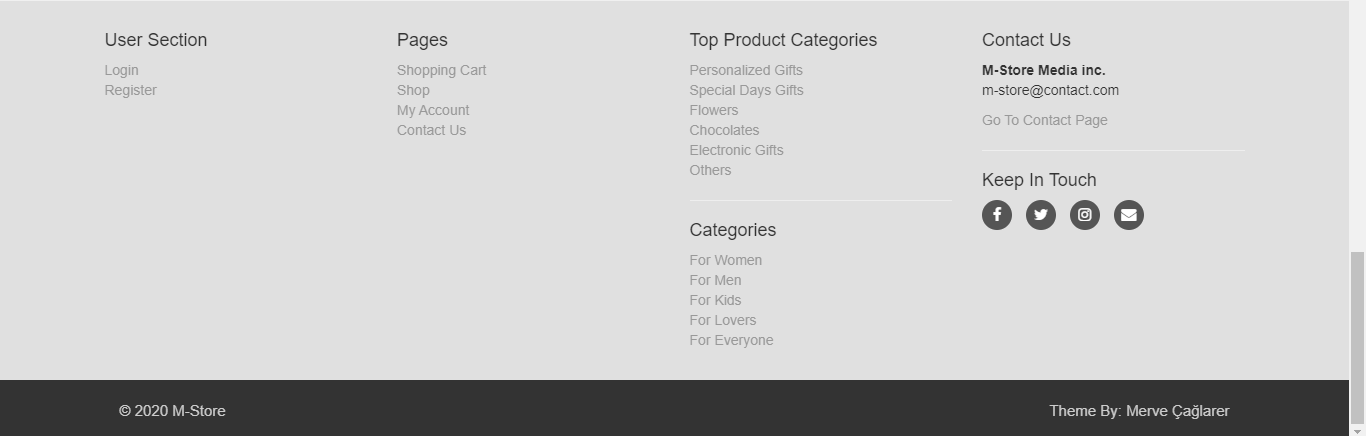 GitHub - mervecaglarer/eCommerceWebsite: Dynamic Web Programming lesson project