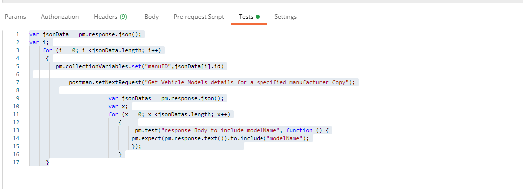 Postman.setNextRequest("Request Name") does not execute next request within a loop · Issue #8841 ...