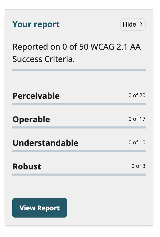 Change the layout of the Your Report box to one column · Issue #260 ...