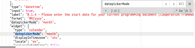 [BUG] Does datepickerMode actually get used? · Issue #4657 · formio/formio.js · GitHub