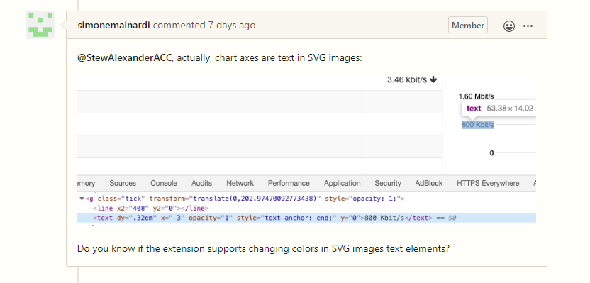 Does Dark Reader support changing colors in SVG image text elements? · Issue #1648 · darkreader ...