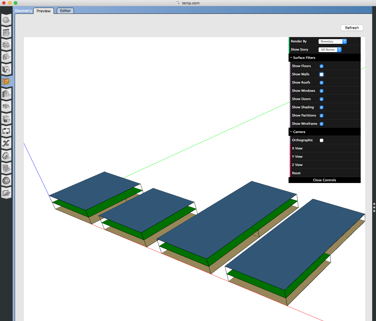 roofceiling adjacent to outdoors instead of surface after geometry editor translation · Issue ...