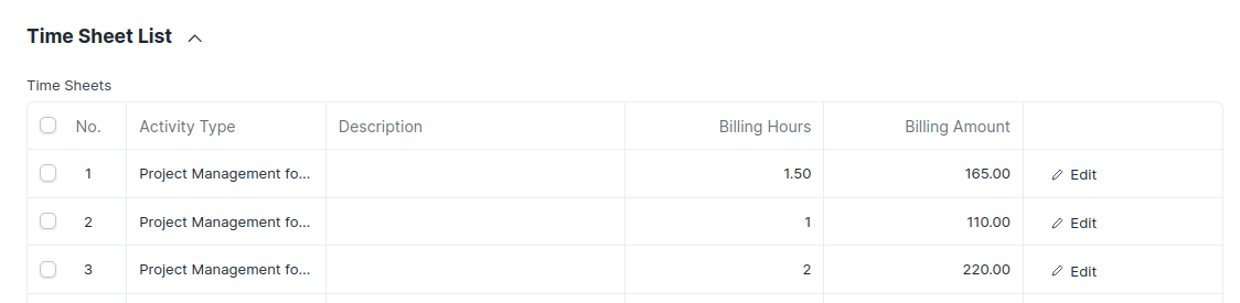 Generate Sales Invoice Line Items from Timesheets · Issue #26794 · frappe/erpnext · GitHub