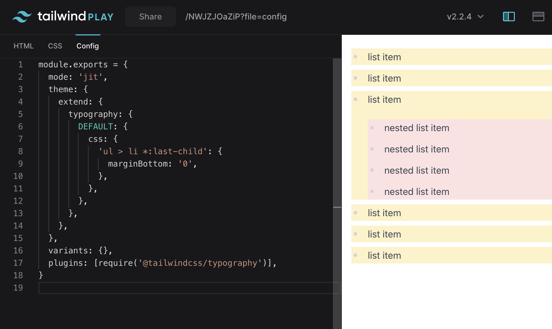Nested list margin-bottom seems not honored · tailwindlabs tailwindcss · Discussion #5120 · GitHub