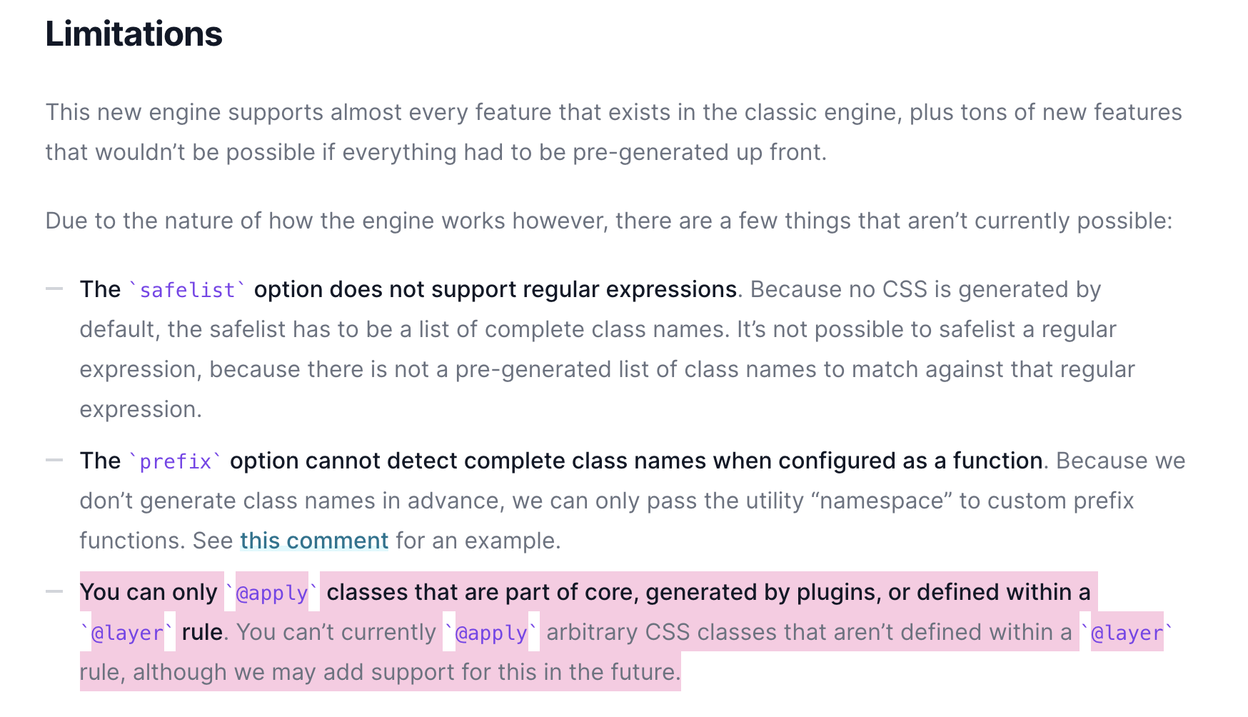 Using Apply In Js Detecting Directives Via Jitwatch · Tailwindlabs Tailwindcss