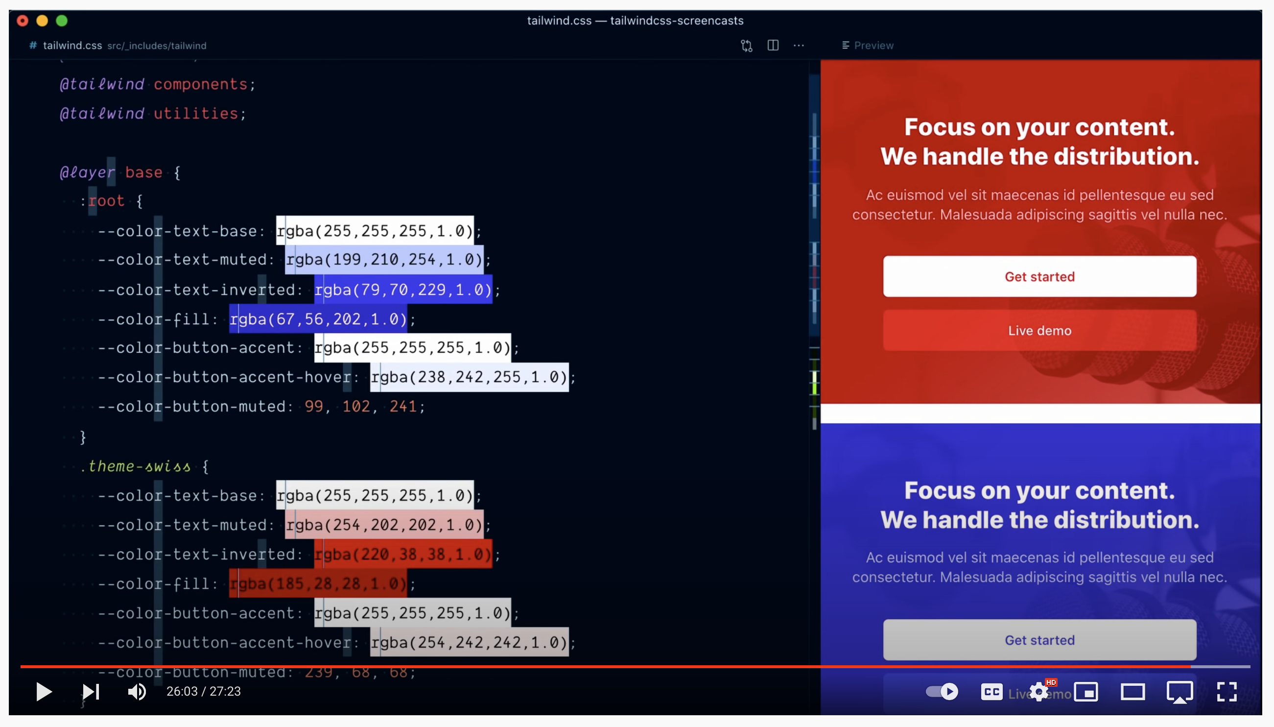 WP Themes & Different Primary Colors for Multiple Themes on Subsite Network. · tailwindlabs ...