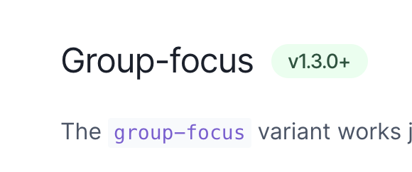 Documentation Include Version Compatibility · Issue 382 · Tailwindlabs · Github
