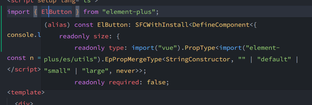 Typescript All 导入类型提示不正确 · Issue 12821 · Element Pluselement Plus · Github