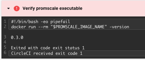 -version flag returns exit code 1 · Issue #601 · timescale/promscale · GitHub