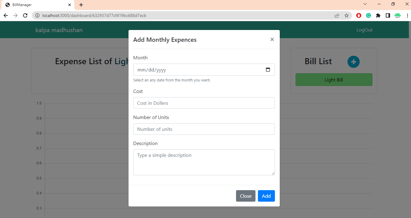 GitHub - kalpasuraweera/Bill-Manager: This is a Bill manager web app ...
