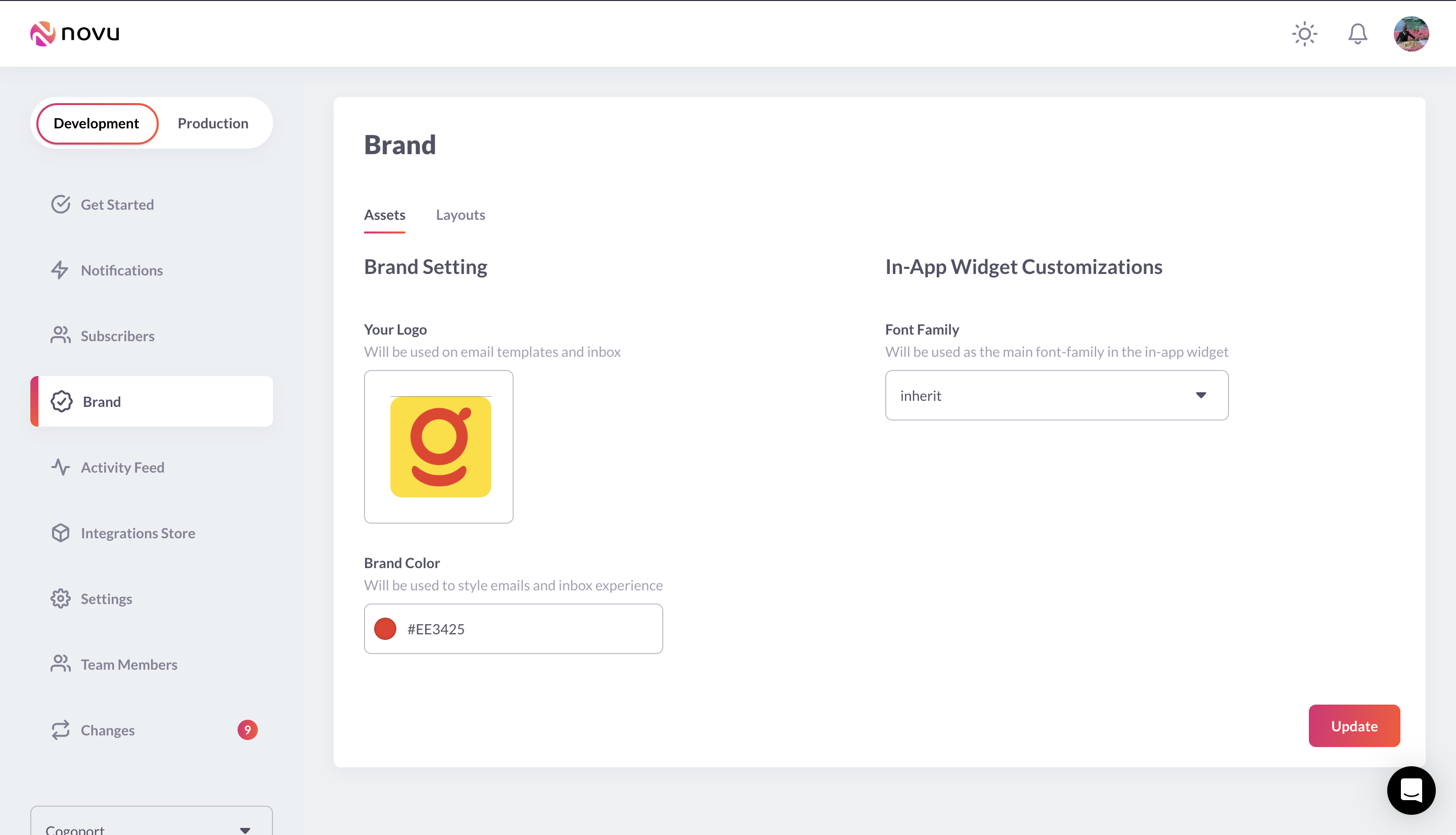 [NV-2053] 🐛 Bug Report: Remove Brand logo · Issue #3137 · novuhq/novu · GitHub