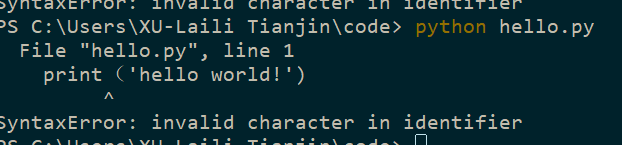 运行 code .\hello.py 错误 · Issue #328 · neolee/pilot · GitHub