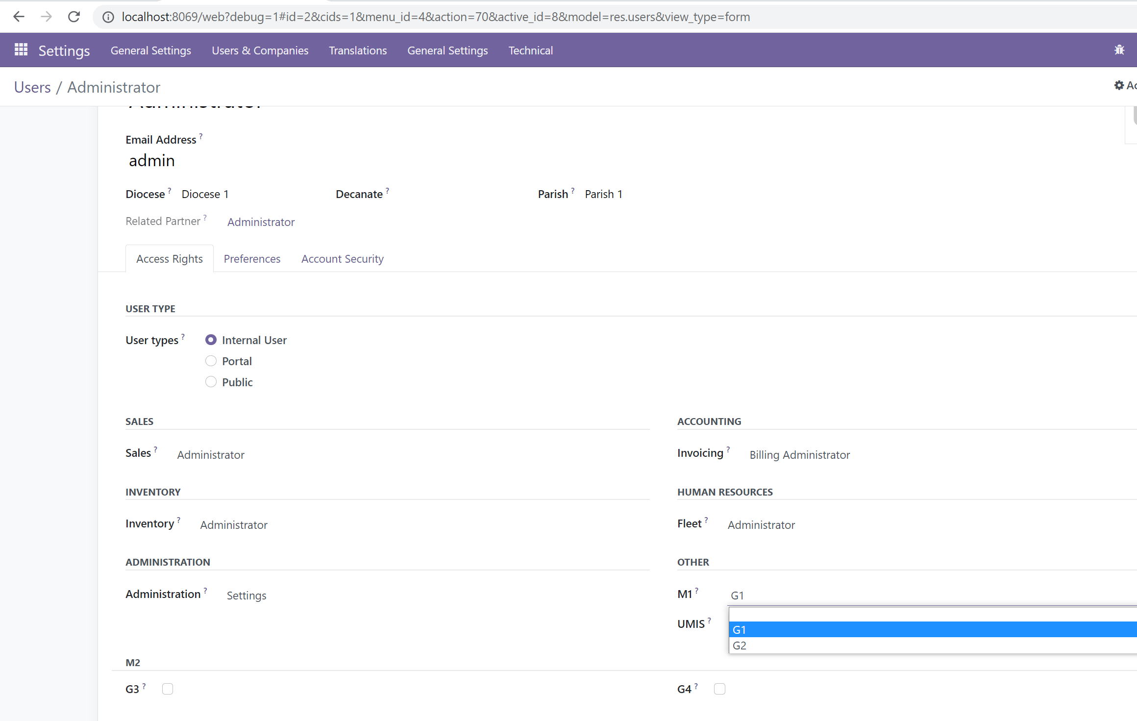 [16 0] Users And Admin Unable To Select User Group If It Isn T On Debug Mode · Issue 118154