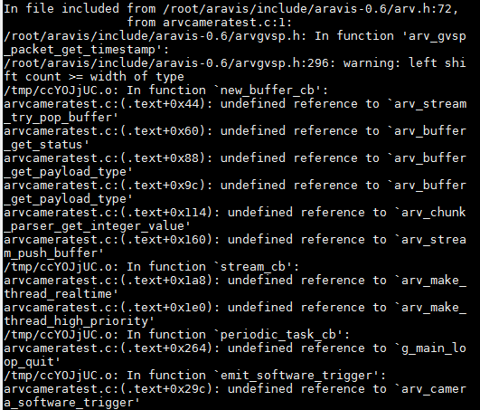 Cross compilation for ARM using GigE camera and Aravis · Issue #245 ...