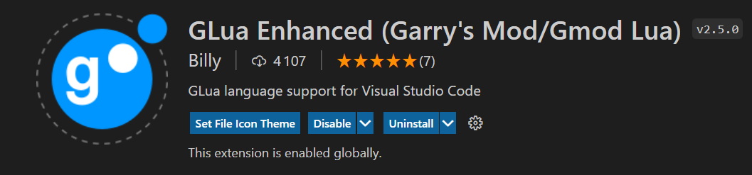 IntelliSense not working · Issue #36 · WilliamVenner/vscode-glua-enhanced · GitHub