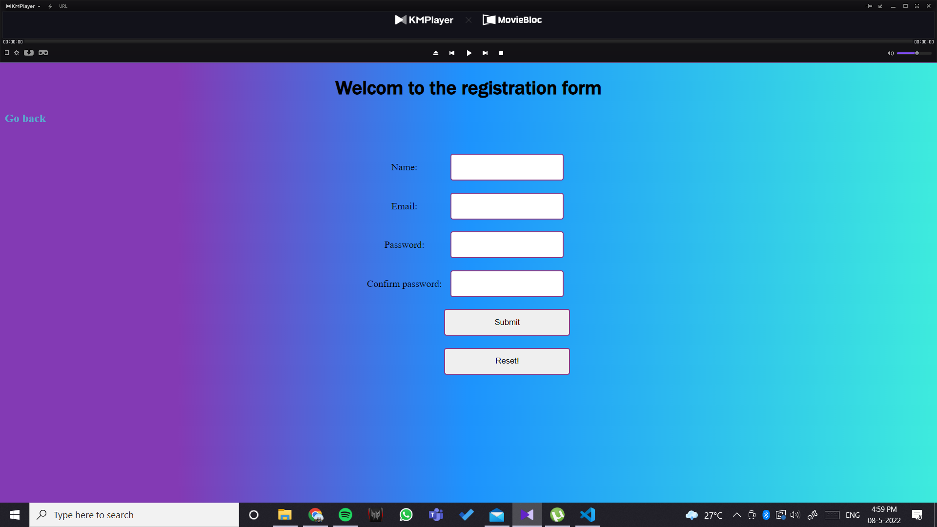 GitHub - yosrri/Registration-Login-Form