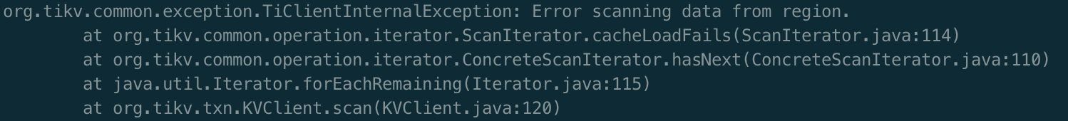 KVClient scan error · Issue #756 · tikv/client-java · GitHub