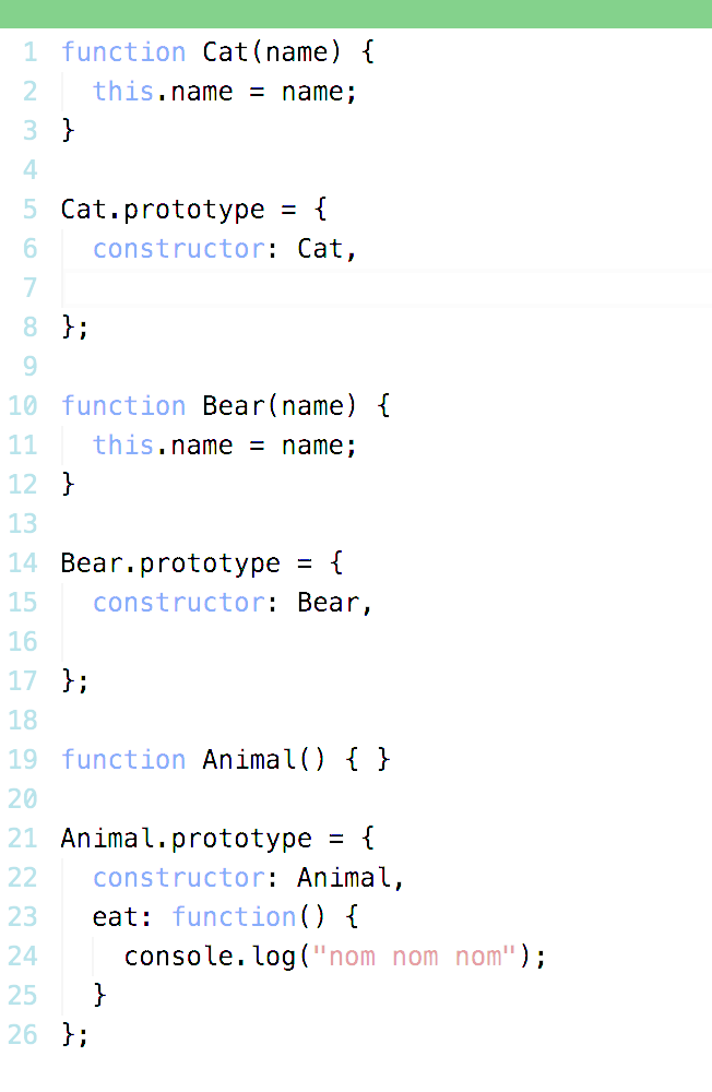 Use Inheritance So You Don't Repeat Yourself · Issue #18195 · freeCodeCamp/freeCodeCamp · GitHub