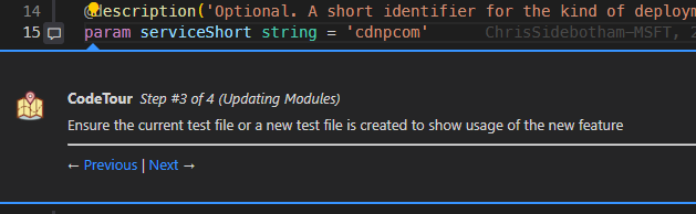 [Feature Request]: onboard CodeTour for VSCode users onboarding the CI Environment · Issue #2606 ...