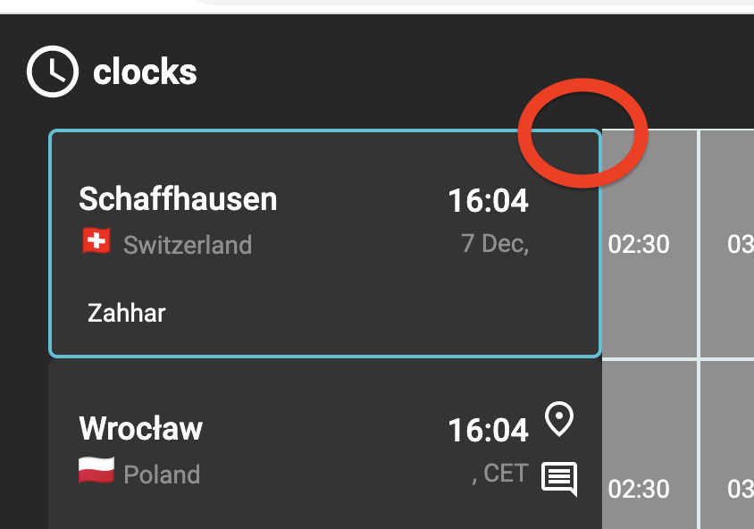 Eye Candy Corners For Location Card In Lane Mode · Issue 409 · Epamclocks · Github 