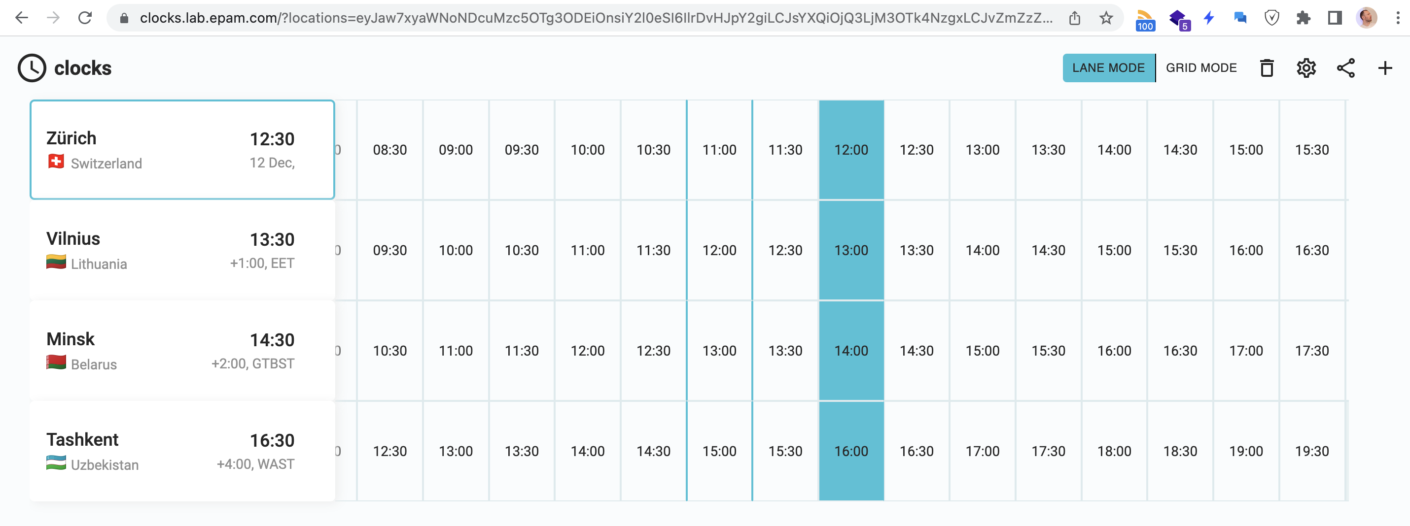 More contrast on hove and permanent on click - suggested time slot in Lane mode · Issue #414 ...