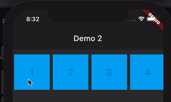 Reorderablelistview S Item Dont Show Reorder Animation When Dragging A Item From Left To Right