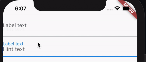 TextFormField ignores floatingLabelBehavior set inside the ThemeData ...