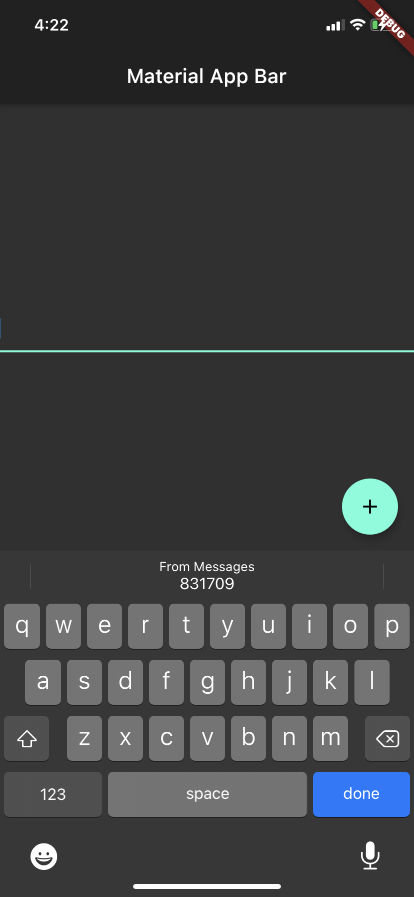 Textfield On Ios Always Displays Otp Codes Even If Autofillhints Newpassword Is Specified