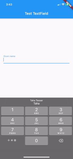 Autofillhints Suggestion Window And Textfield Glitches When Pressing Backspace When Textfield Is