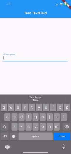 AutofillHints suggestion window and TextField glitches when pressing backspace when TextField is ...