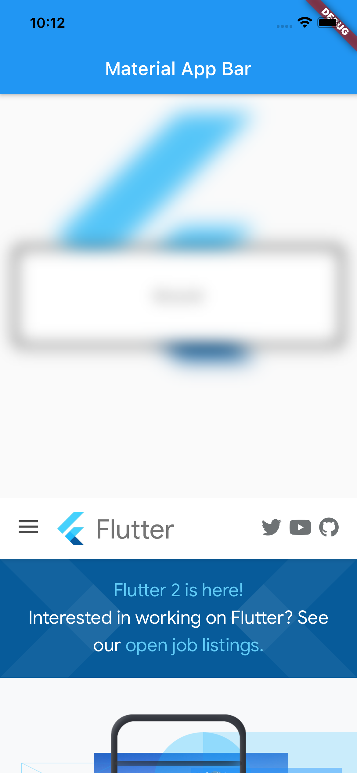 BackdropFilter blurs everything on the screen when there is a platformview on iOS (Regression of ...