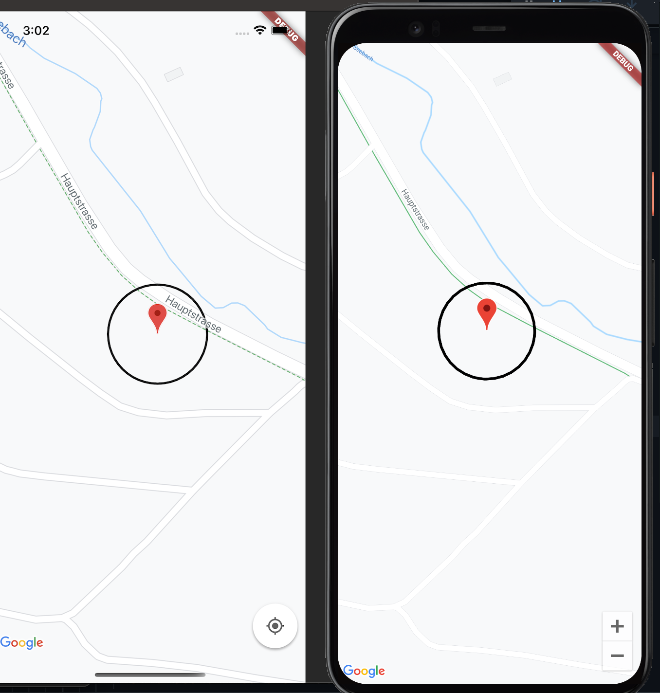 [google_maps_flutter] Circle strokewidth is slightly off on iOS · Issue ...
