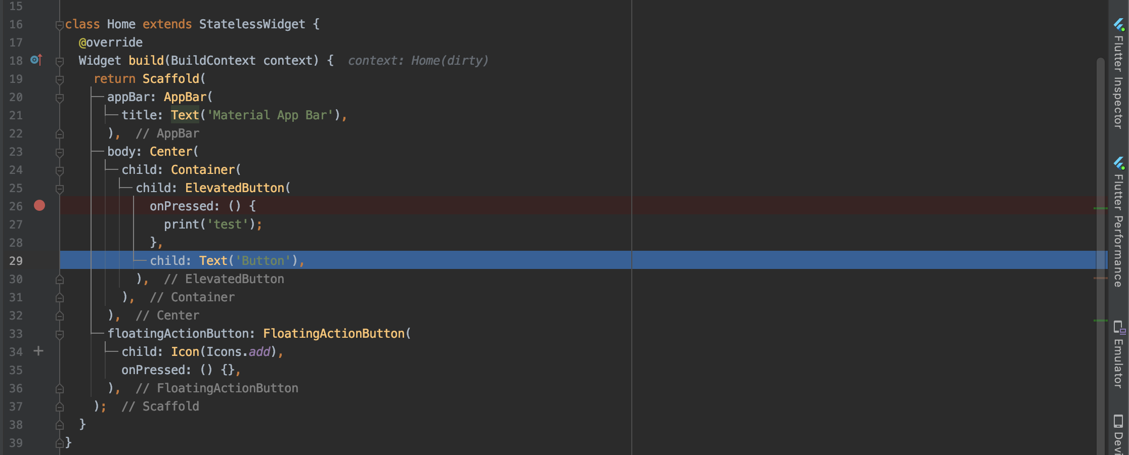 Debugger Stops At Random Line · Issue 81051 · Flutterflutter · Github