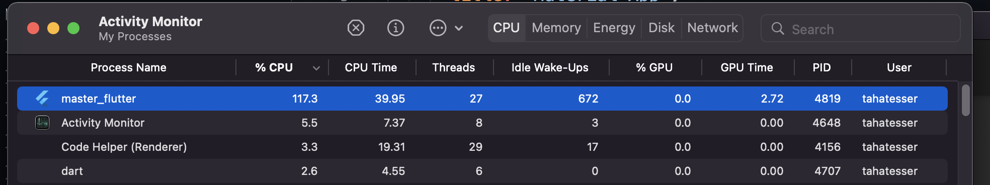 [desktop] Isolate Task Causes High Cpu Usage · Issue 85745 · Flutter Flutter · Github