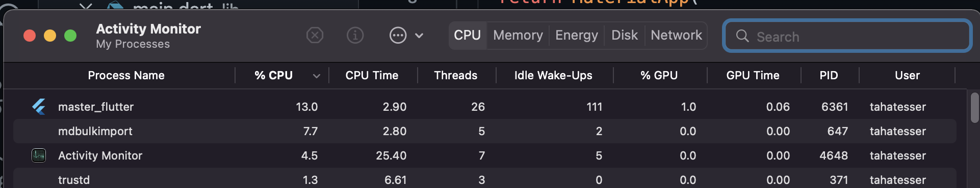 [desktop] Isolate task causes high CPU usage · Issue #85745 · flutter/flutter · GitHub
