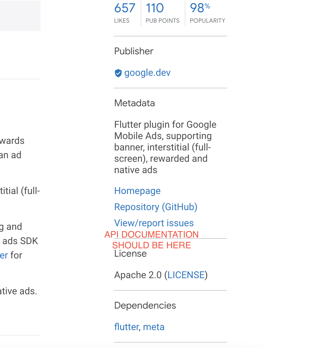 [google_mobile_ads] Missing API Documentation · Issue #328 · googleads/googleads-mobile-flutter ...