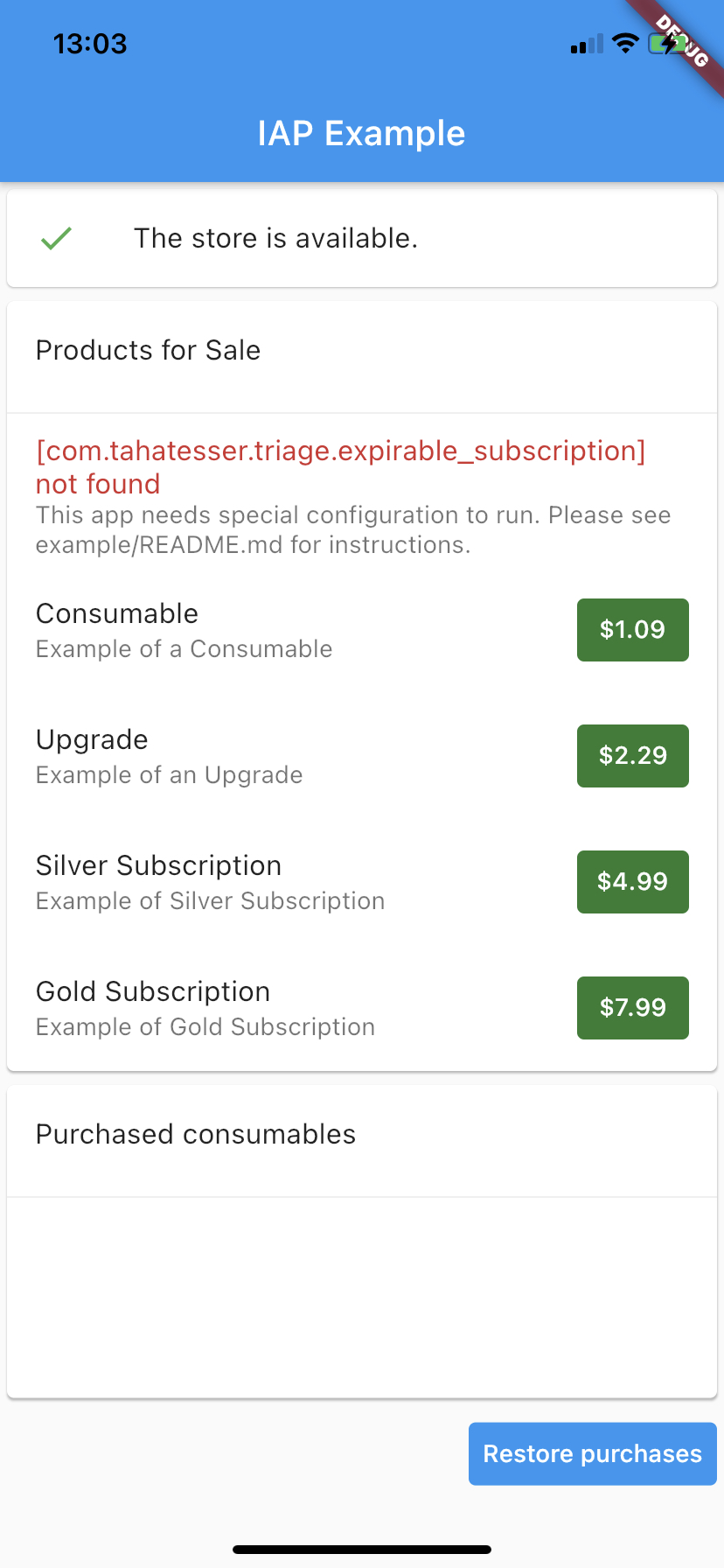 [in_app_purchase] Cannot get non-renewable subscription on iOS · Issue #89156 · flutter/flutter ...