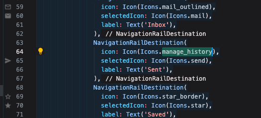 Some Material Icons previews are broken · Issue #101187 · flutter/flutter · GitHub
