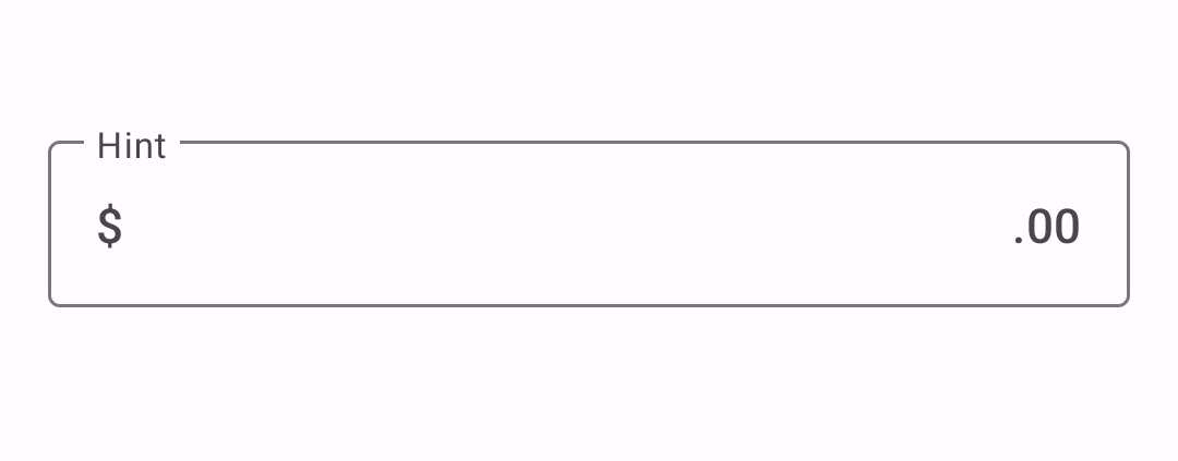 Show Suffix Prefix Text In Textfield Even When It Is Not In Focus And Empty · Issue 64552