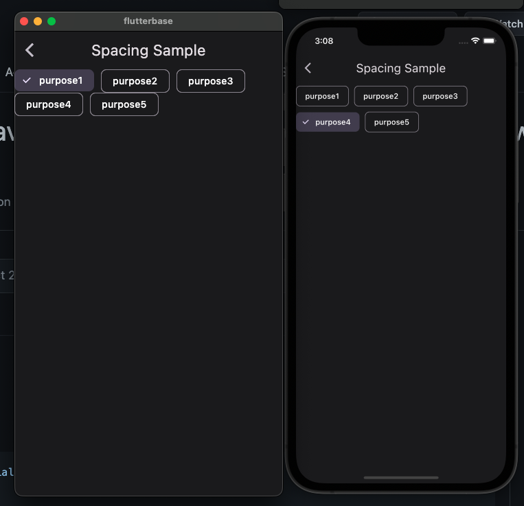 Different spacing behaviour with wrap layout between mobile and desktop ...