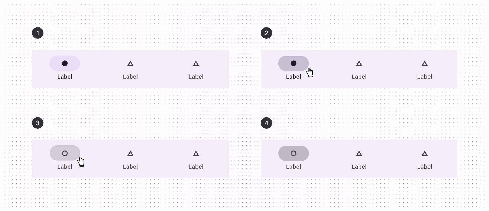 M3 Navigation widgets use wrong ripple · Issue #114618 · flutter/flutter · GitHub