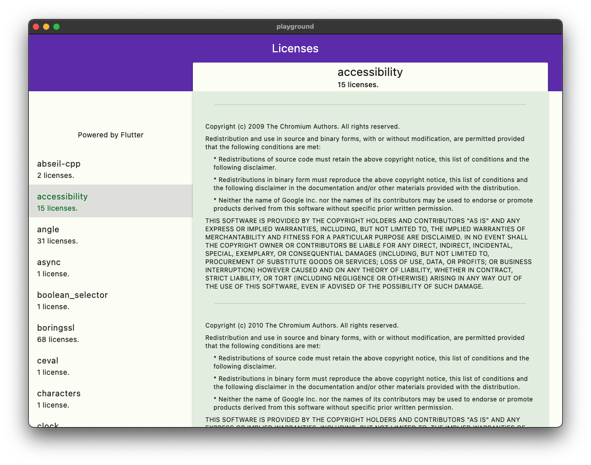License page appBar text not visible · Issue #108991 · flutter/flutter · GitHub