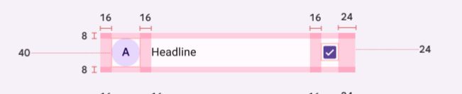 Update ListTile to match M3 specs · Issue #127075 · flutter/flutter · GitHub